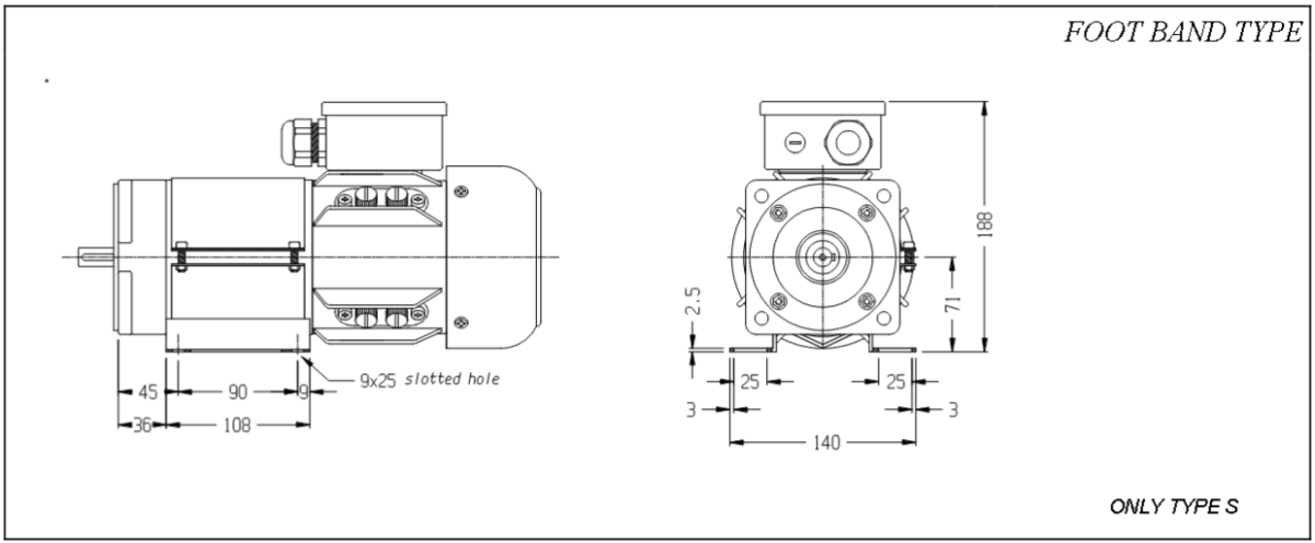 PENTA 7SA DC-MOTOR 750/500 W